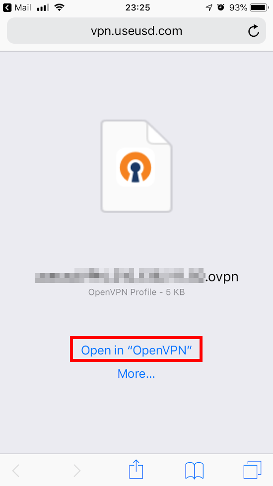 OpenVPNを使ったiOSでの設定手順について – useusdVPN
